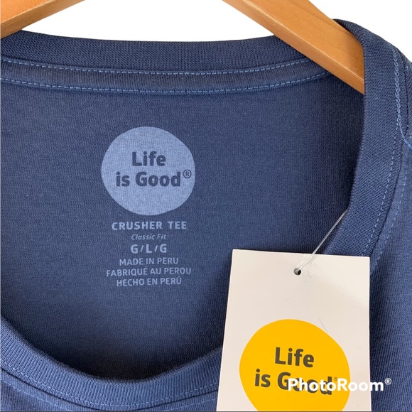 Life Is Good | Shirts | New Life Is Good Water Slide Crusher Ls Tshirt ...